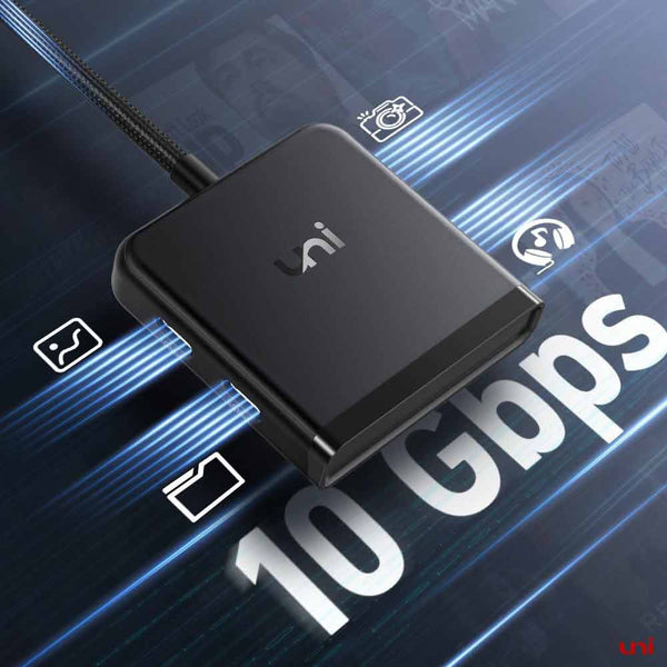 USB C to 4 USB C 10G Hub｜4*USB-C, 10Gbps｜uni®